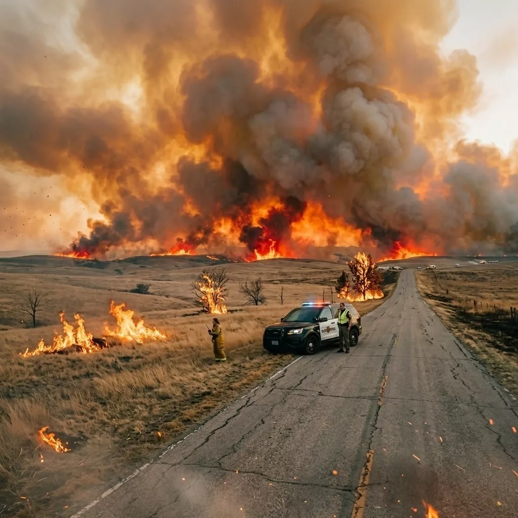 🚨 CATASTROPHIC INFERNO: Nebraska Engulfed in Historic Wildfire Disaster ...